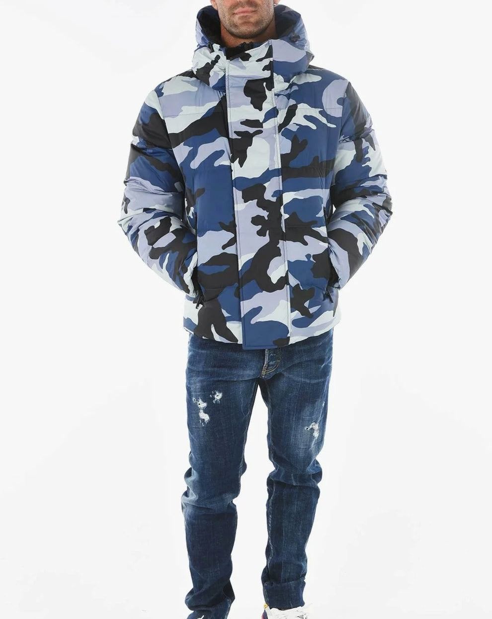 Dsquared 2 Jacket Camouflage Blue – 0039society