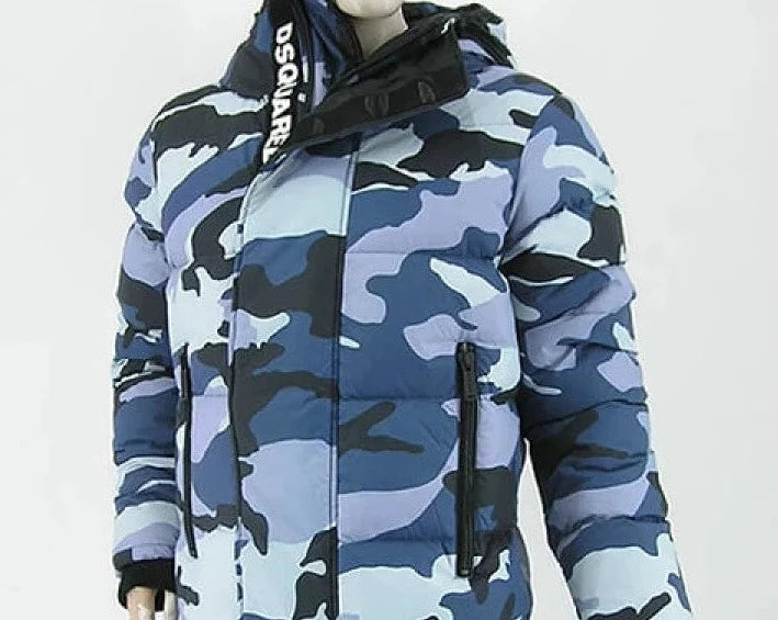 Dsquared 2 Jacket Camouflage Blue – 0039society