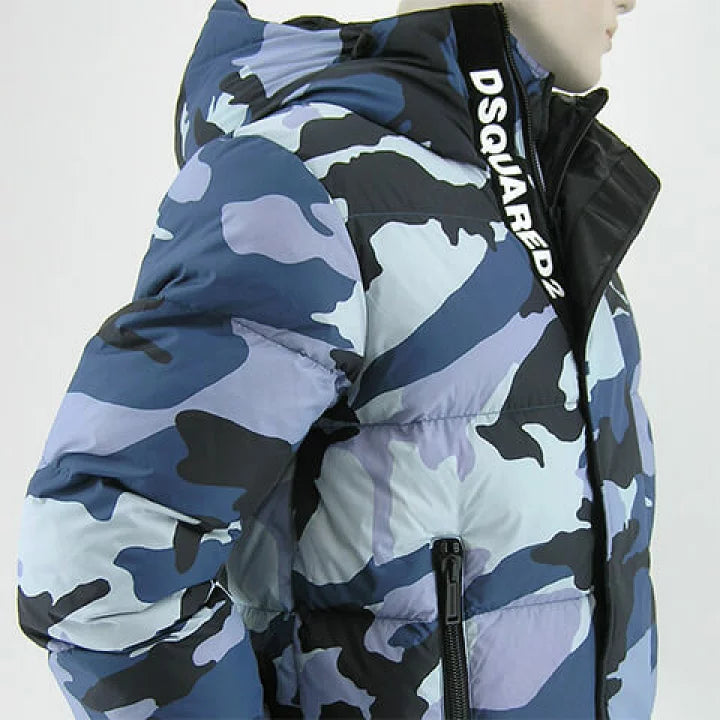 Dsquared 2 Jacket Camouflage Blue – 0039society